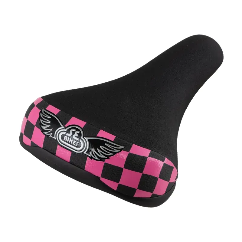 SE Bikes Flyer Checkerboard Seat in Pink/Black
